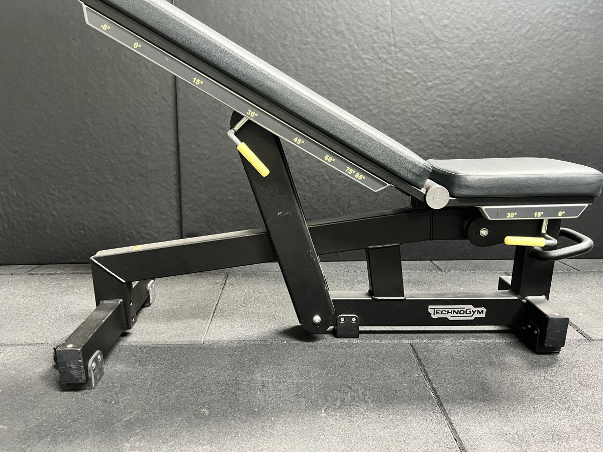 Technogym Pure Strength Adjustable Bench - Used - 3 Months Warranty - M8 Refurbished Gym Machines